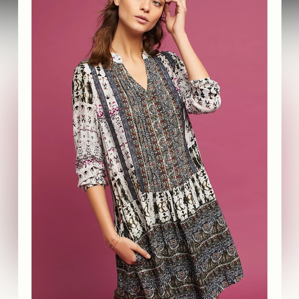 Tiny For Anthropologie Relaxed Fit Drop Waist Mini Dr… - Gem